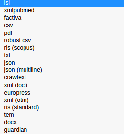 Upload Corpus | Cortext Manager Documentation