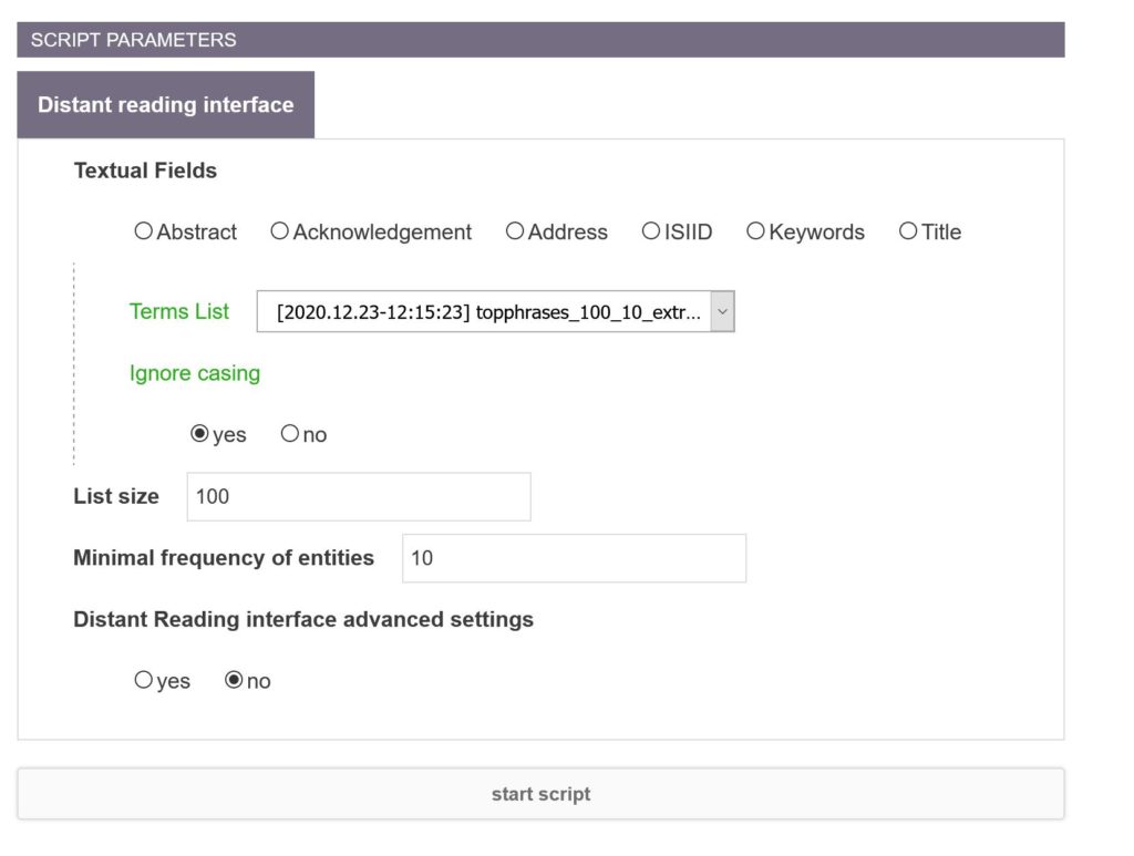 Distant Reading - Cortext Manager Documentation