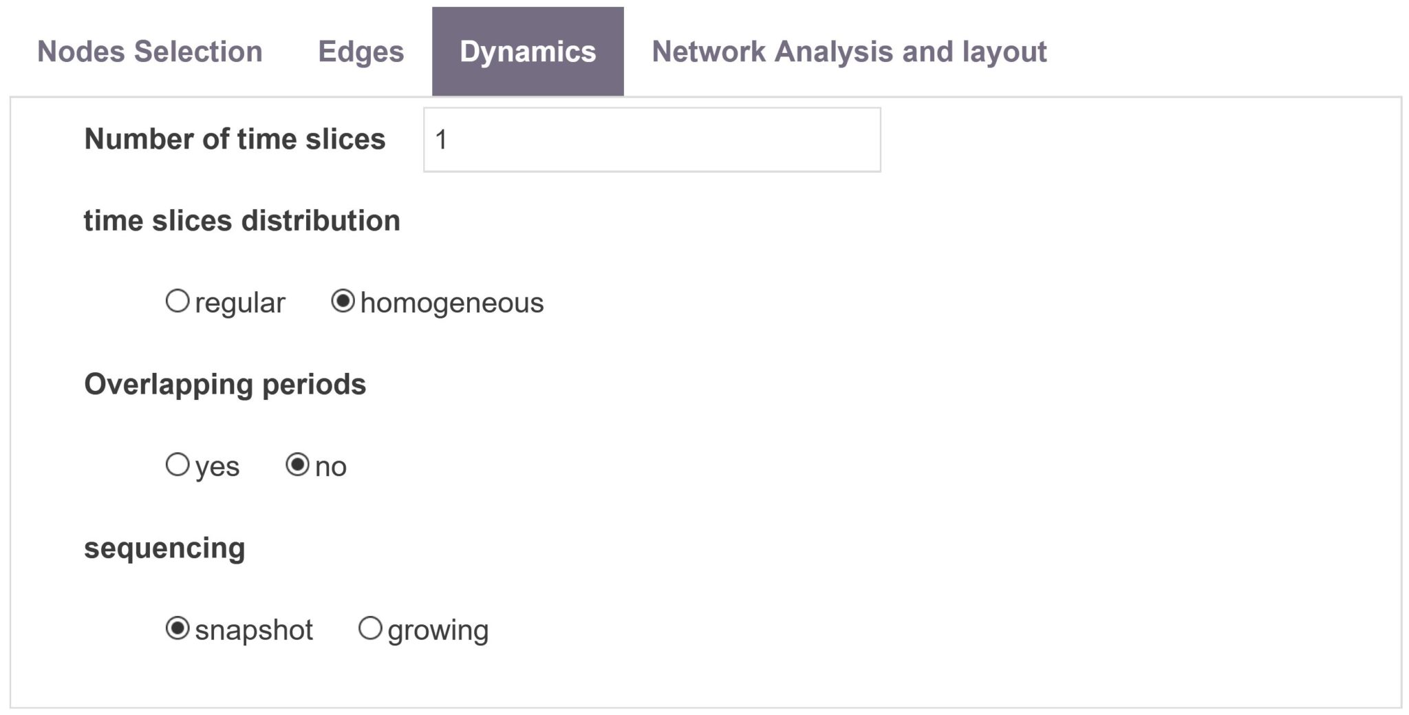 Dynamical Settings - Cortext Manager Documentation