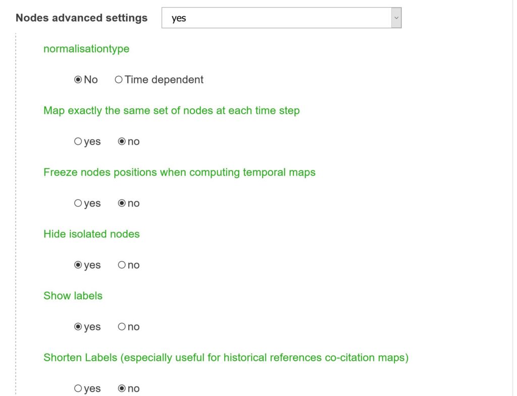 Node selection - Cortext Manager Documentation